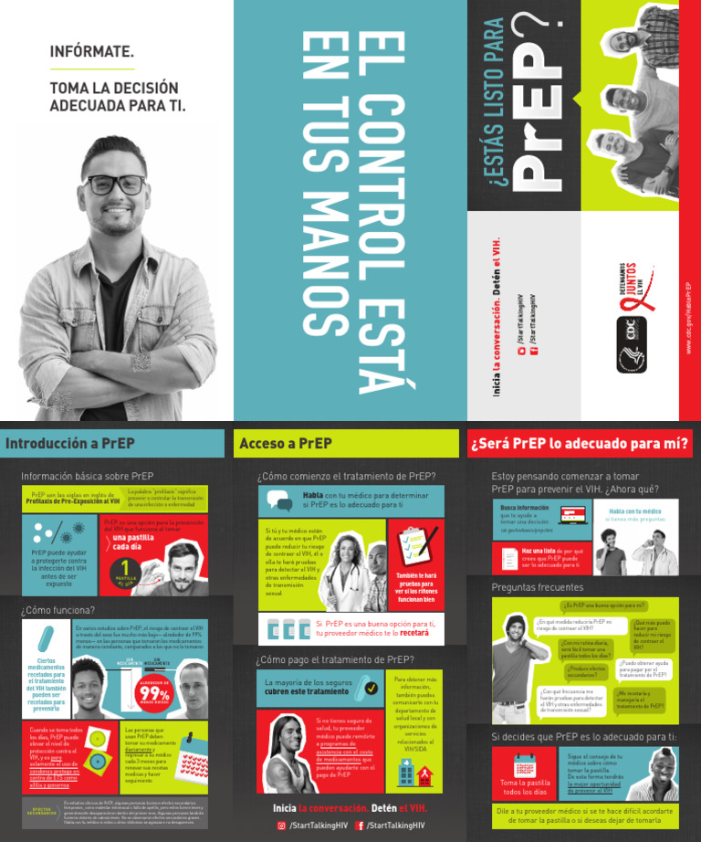 CDC Hiv STSH Prep Brochure Spanish | PDF | VIH | Infección transmitida ...