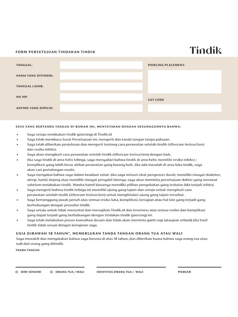 (ID) Consent Form | PDF