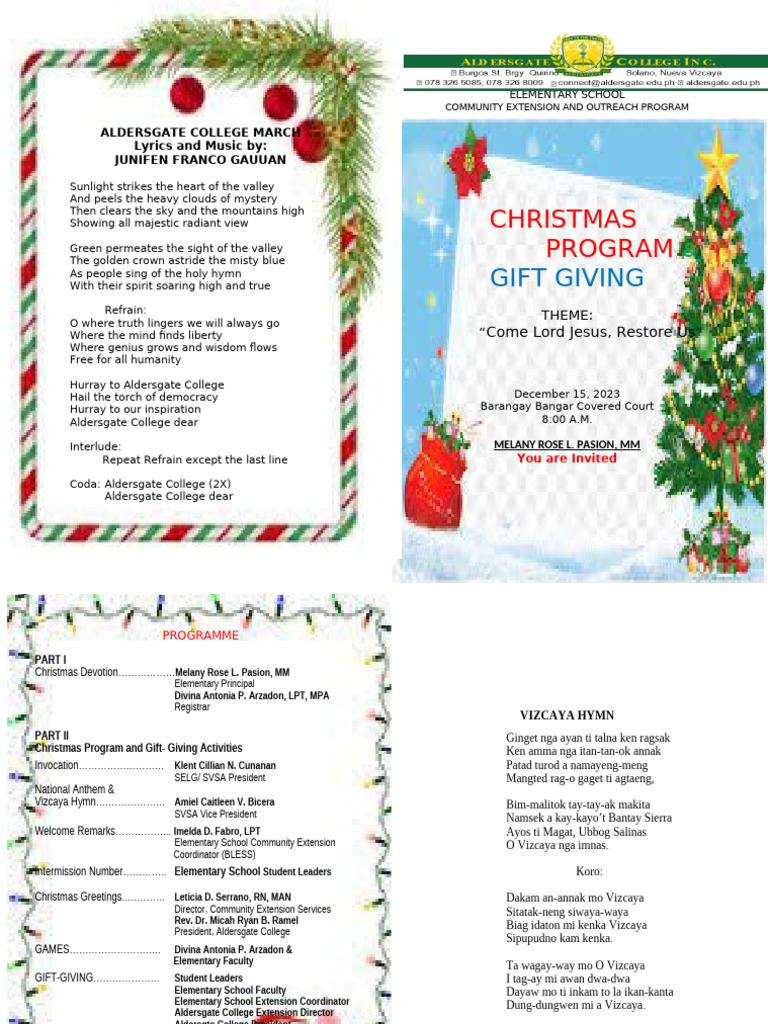 GIFT-GIVING-PROGRAM-2023 | PDF