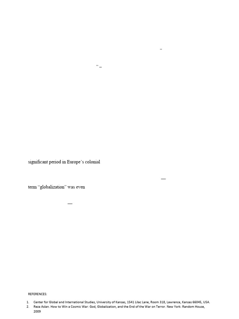 Globalization and Religion: Impacts Explained | PDF | Globalization ...
