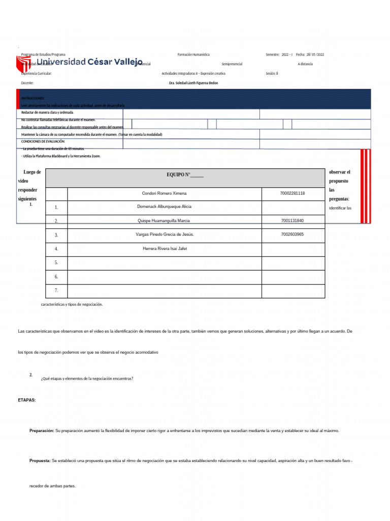 Examen Parcial - 2022 I | PDF