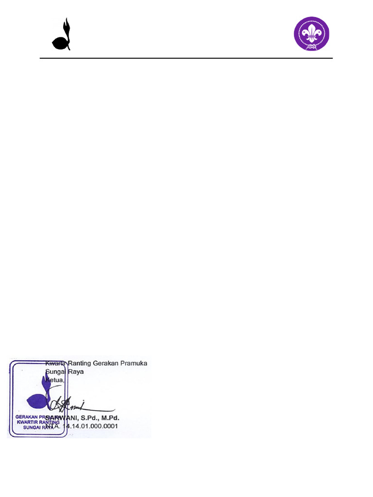 28 Edaran Muspanitera Sungai Raya | PDF