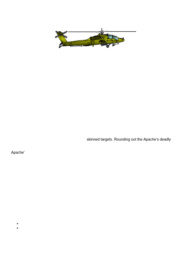 AH-64D Apache Attack Helicopter Overview | PDF