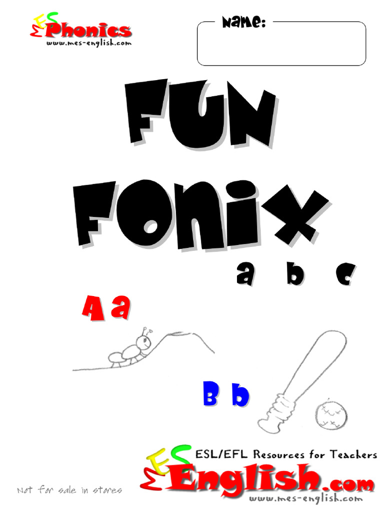 Fun Fonix ABC Workbook - Alphabet and Phonics Practice Exercises | PDF
