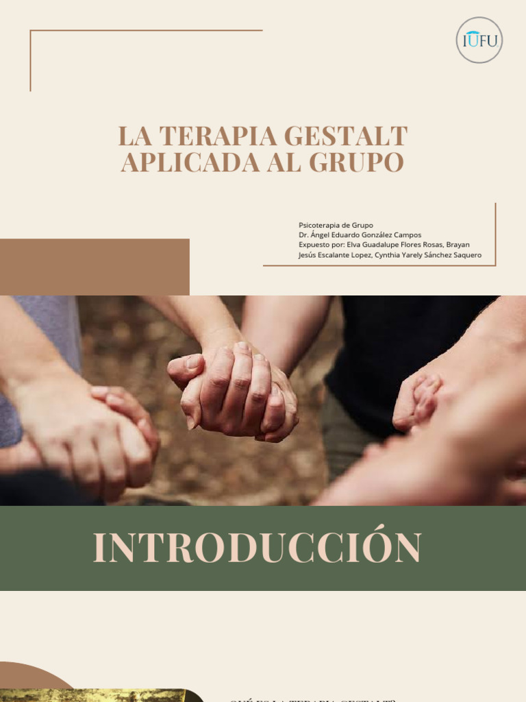 TERAPIA DE GRUPO GESTALT.pdf | PDF | Terapia Gestalt | Psicoterapia