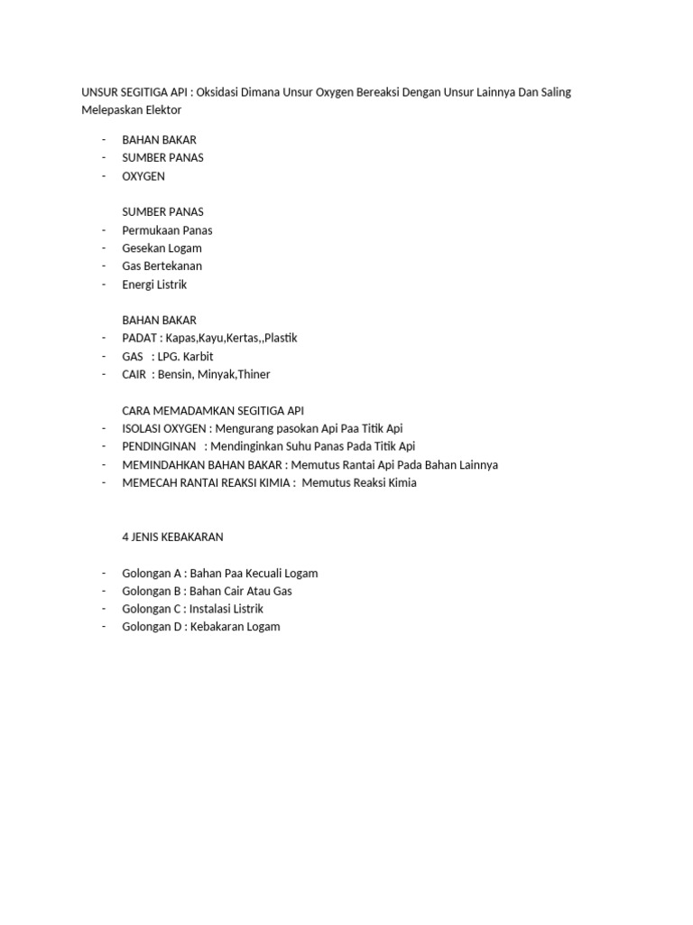 Unsur Segitiga API | PDF
