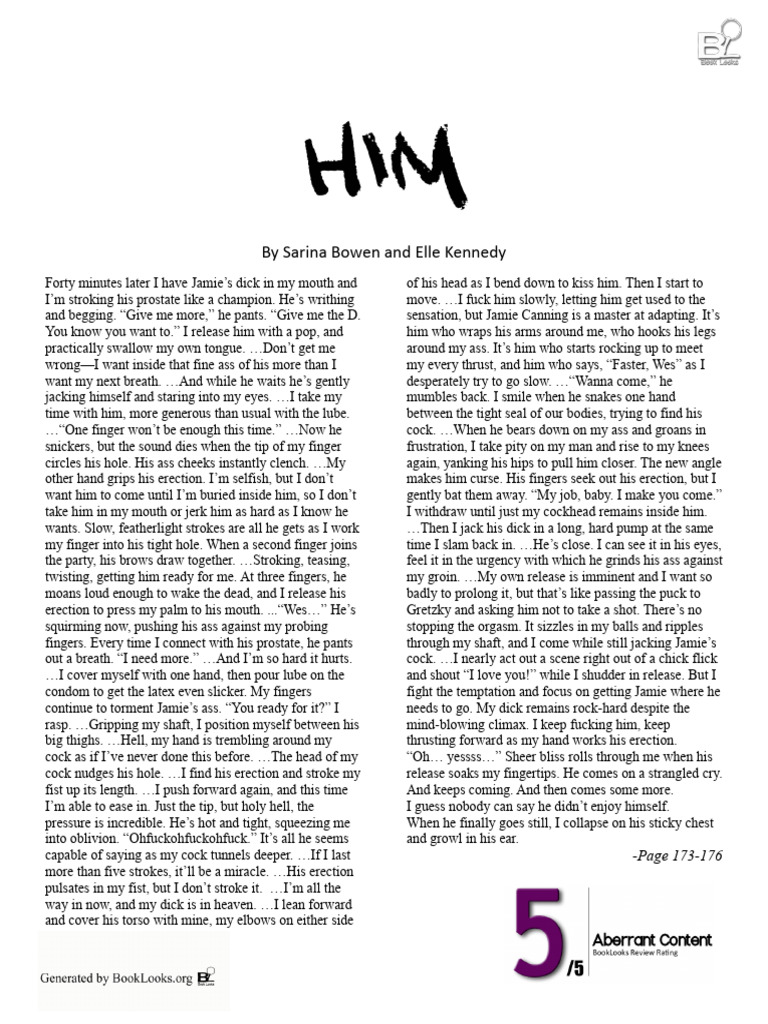 Him Slick Sheet | PDF | Self-Improvement | Mystery, Thriller & Crime ...