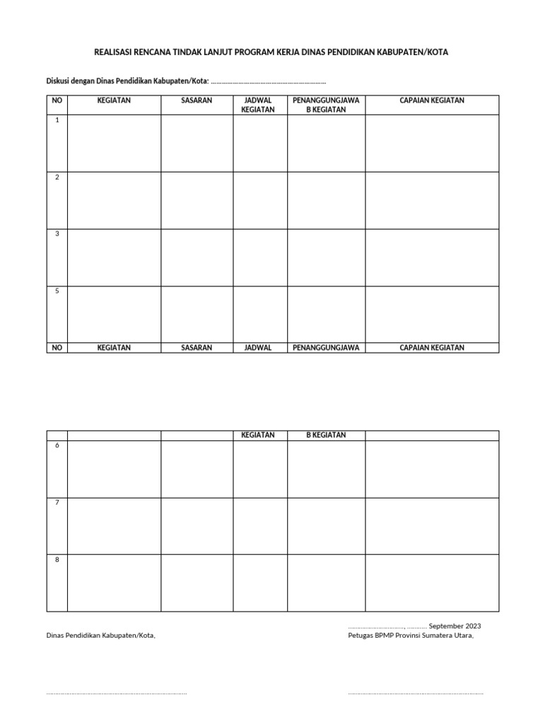 Instrumen RTL Disdik | PDF