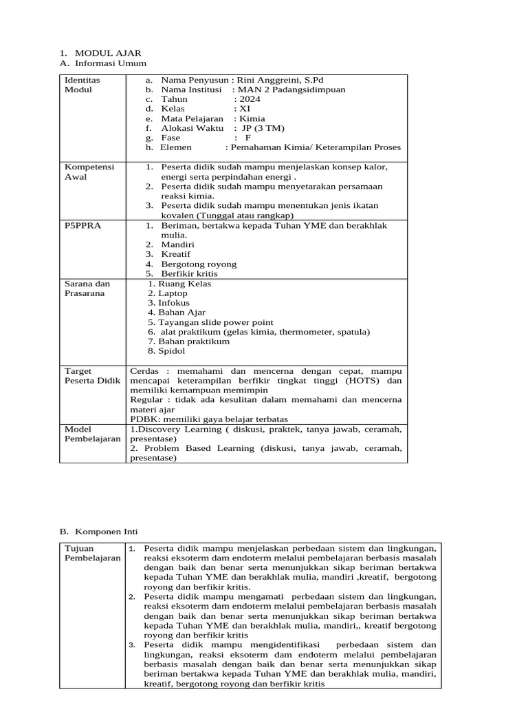 LK Modul Pert 1 | PDF