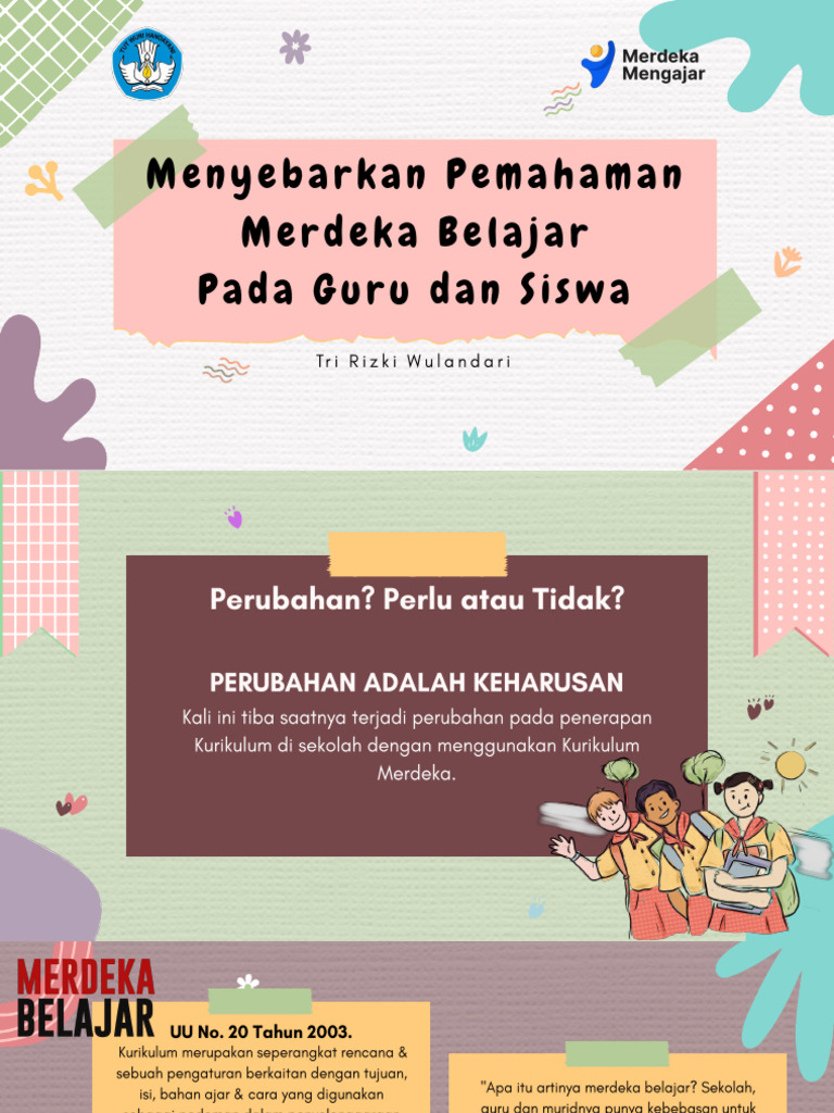 Merdeka Belajar untuk Pendidik dan Siswa | PDF | Karier & Perkembangan