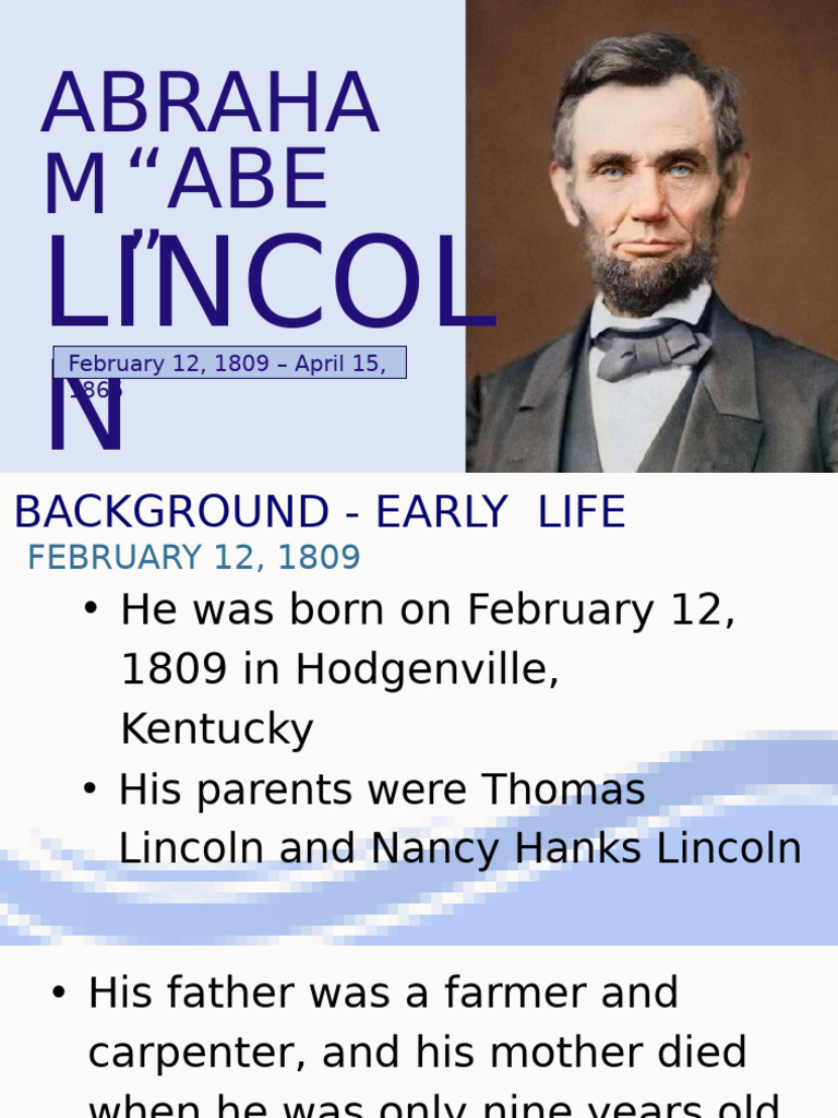 Abraham Lincoln | PDF | Abraham Lincoln | American Civil War
