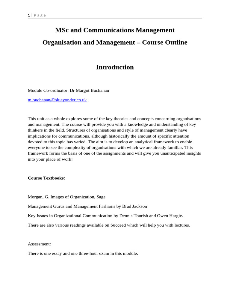 MSC and Communications Management | PDF | Communication | Data