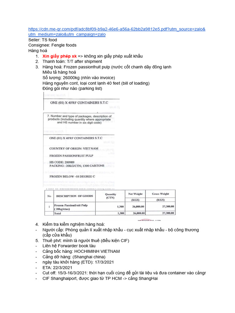 QTXNK 16 - 10 - Đọc Bộ Chứng Từ Và Các Bước Của Người Nhập Khẩu | PDF