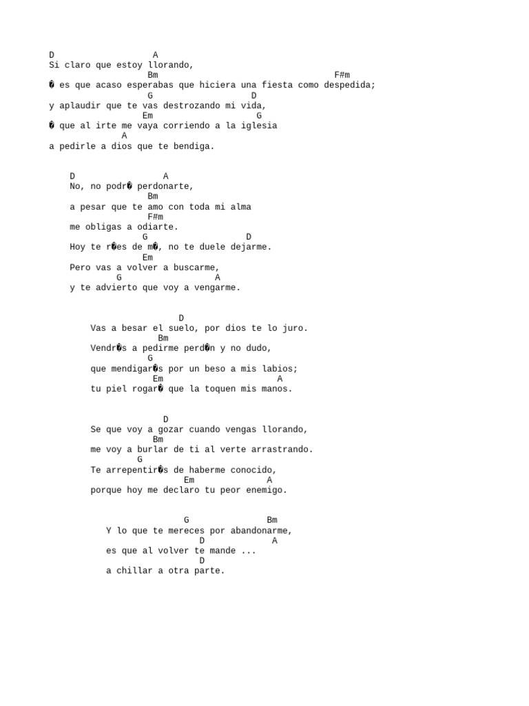 A Chillar A Otra Parte | PDF