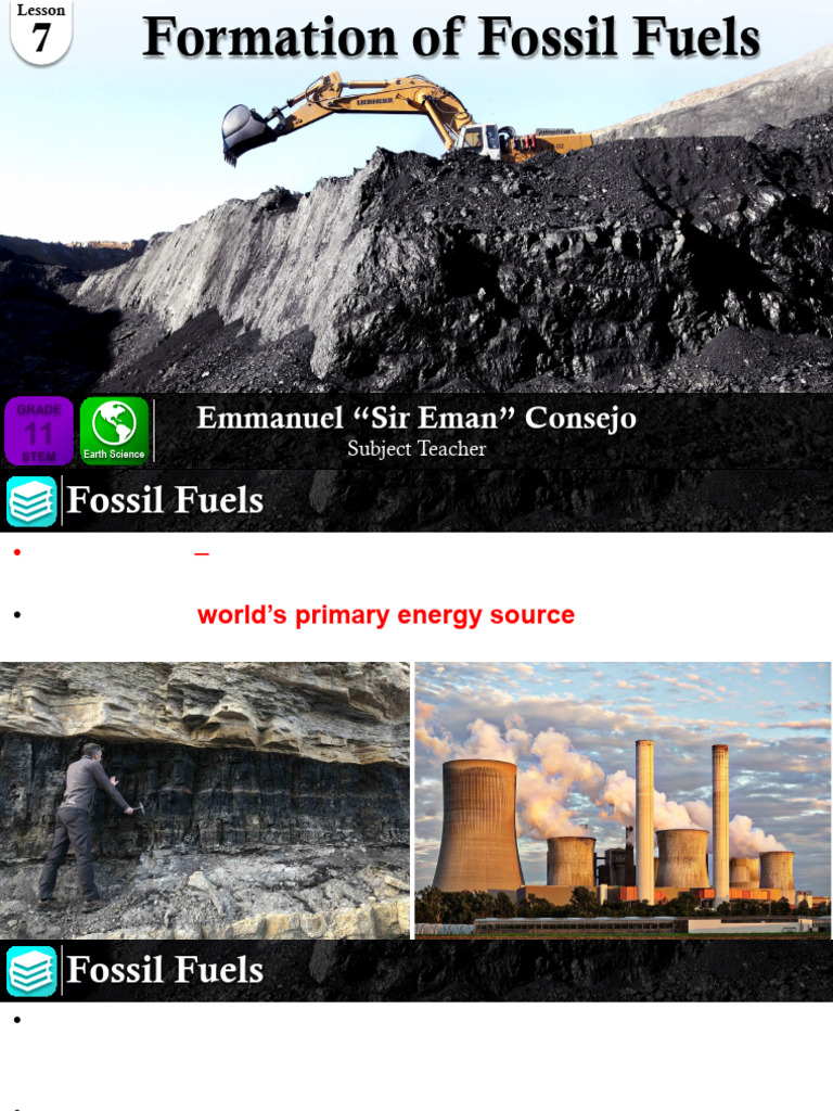 7. Earth Science Lesson 7 Fossil Fuels | PDF | Petroleum | Fuels