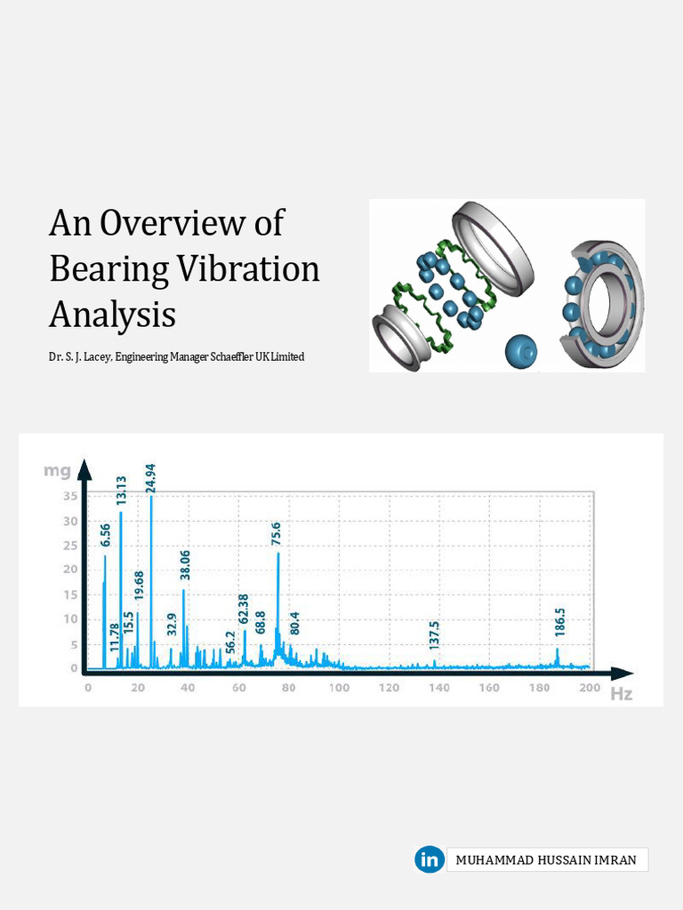Bearing Vibration Analysis | PDF | Bearing (Mechanical) | Spectral Density