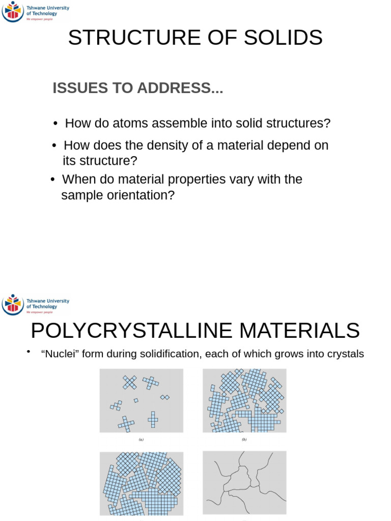 Unit 3 - Structure of Crystals - Feb 20243 | PDF | Crystal Structure ...