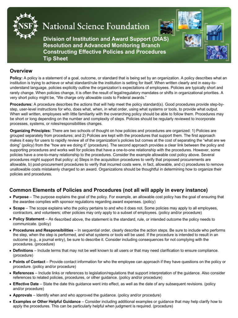 Policy & Procedure Crafting Guide | PDF | Policy | Regulatory Compliance