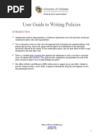 Policy Development Guide Templates | PDF | Policy | Scope (Computer ...