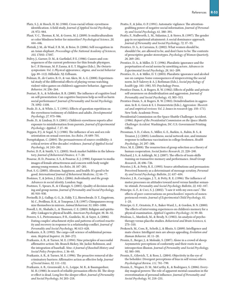 U9a6h7 Social Psychology-Compressed 701-End | PDF | Psychology | Social Psychology