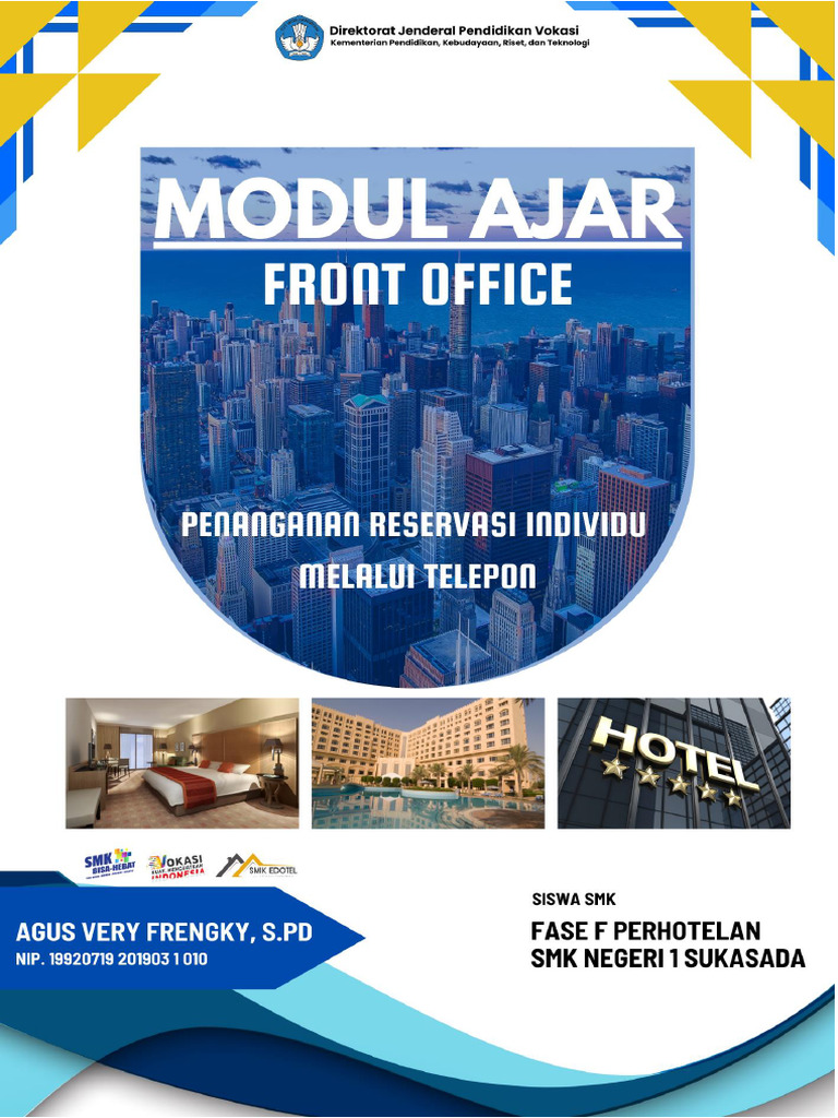 Modul Reservasi Kelas 11 Hotel | PDF