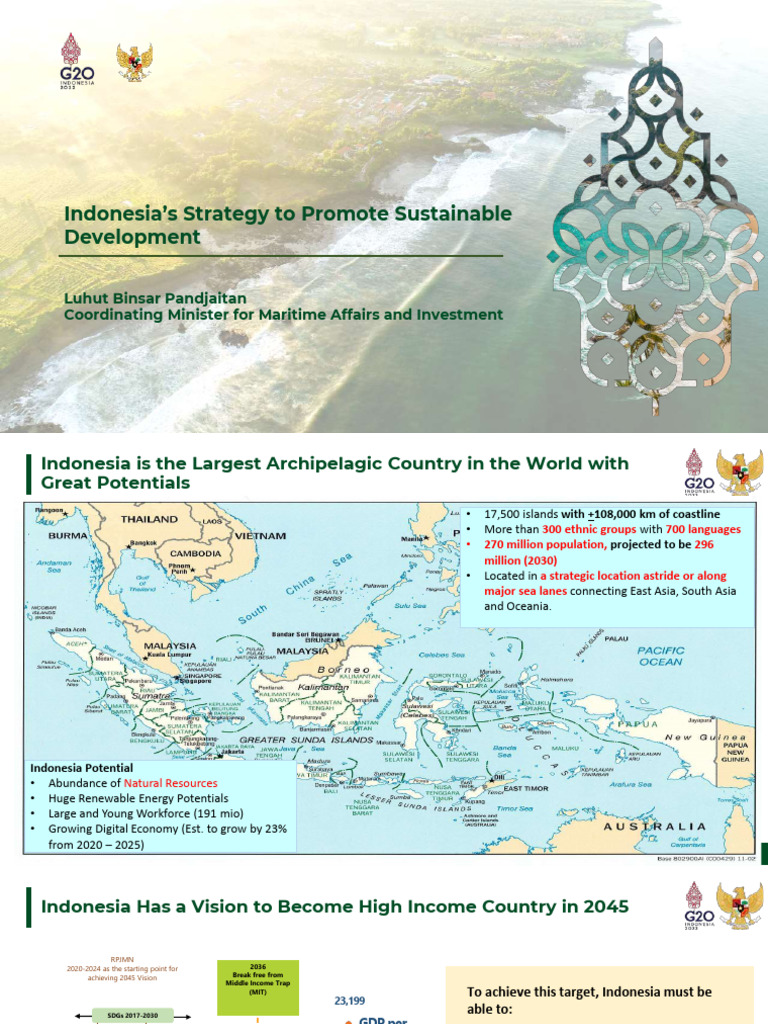 Indonesia's Sustainable Development Strategy | PDF | Indonesia | Economies