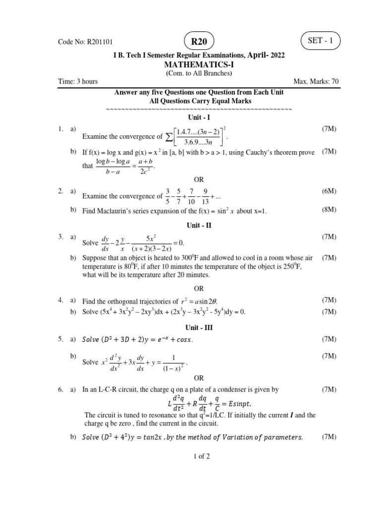 MATHEMATICS Semester Details | PDF | Mathematical Analysis | Mathematics