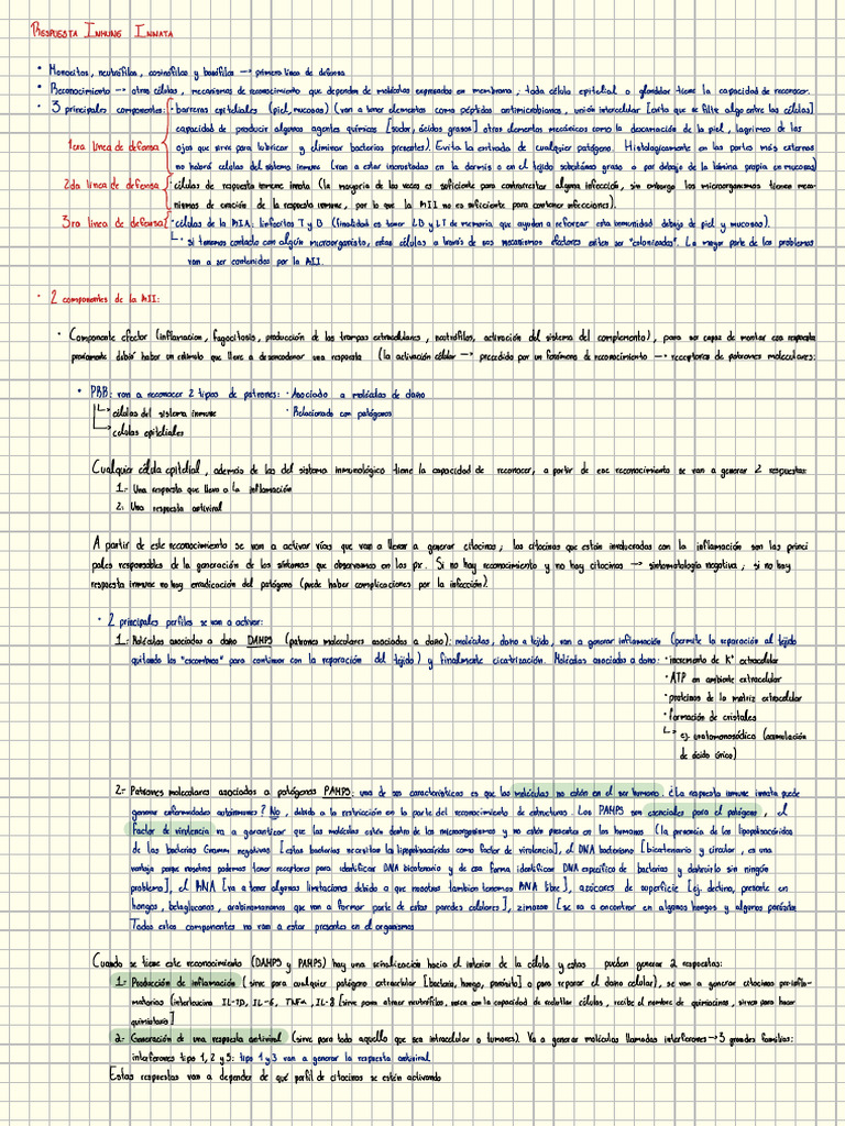 Respuesta Inmune Innata | PDF