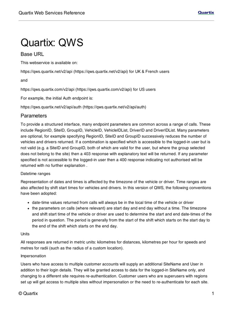 QWS V2-Customer Documentation | PDF | Http Cookie | Computing