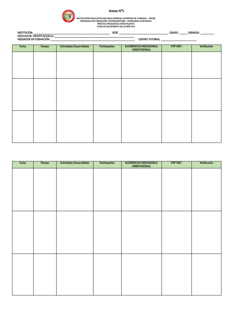 Anexo N°5. Ii Sem. | PDF