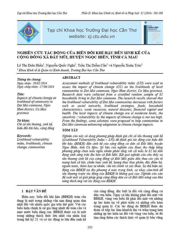 13 KTXH Le Thi Dieu Hien (103 108) | PDF