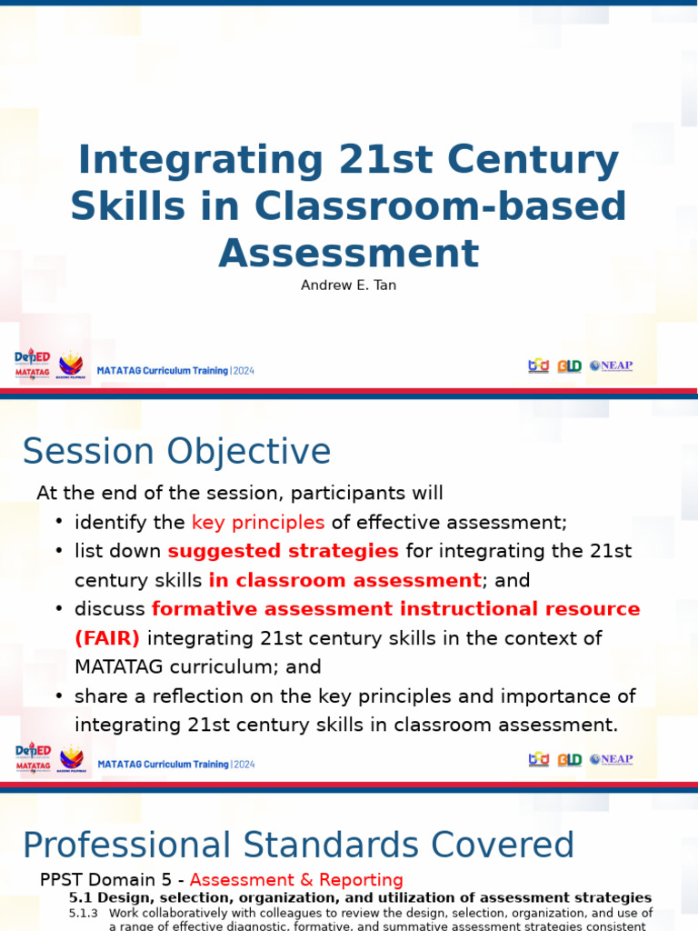 Integrating 21st Century Skills in Assessment | PDF | Educational ...