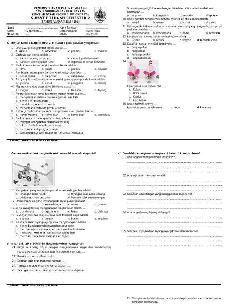 ATS Seni Rupa SSM 2 | PDF