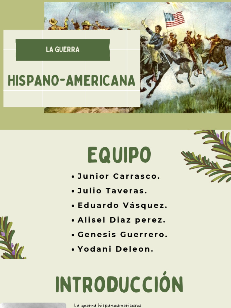 La Guerra Hispanoamericana | PDF | Cuba | Los Estados Unidos