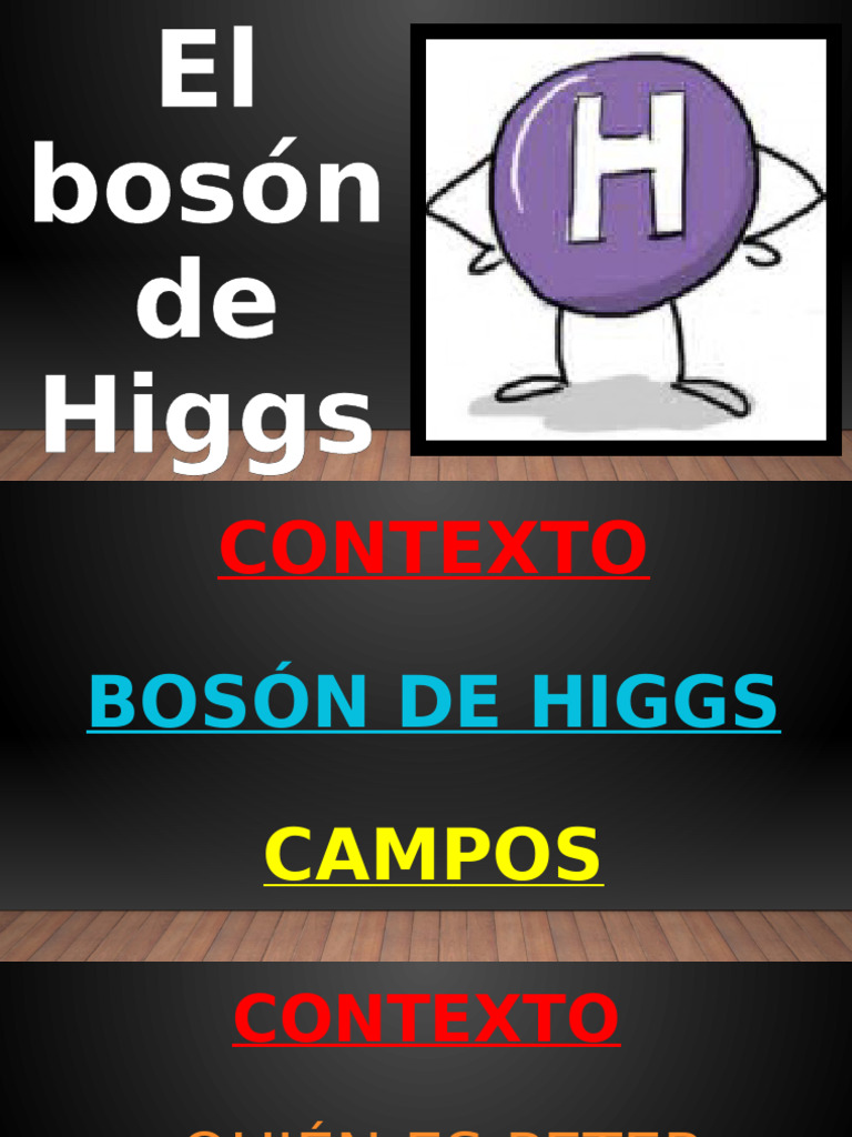 El Bosón de Higgs | PDF