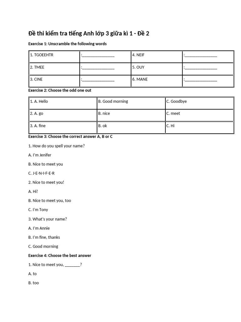 De 2 Ktra Lop 3 | PDF