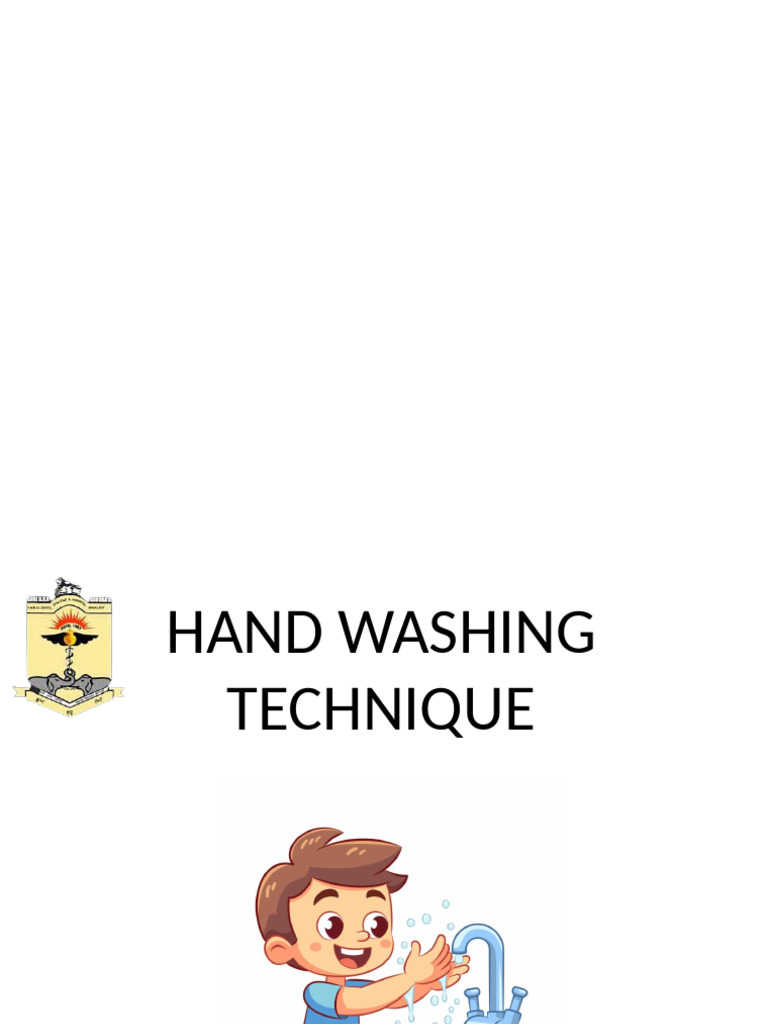 Hand Washing Techniques | PDF