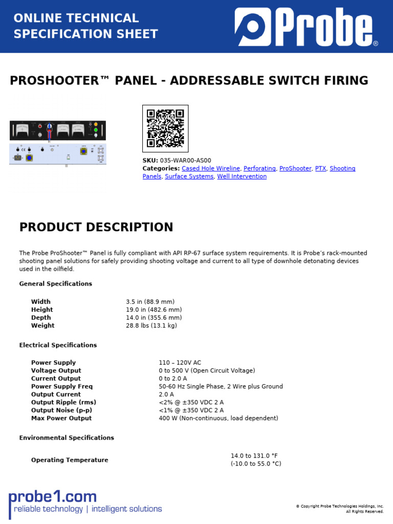 Proshooter Panel Addressable Switch Firing | PDF | Power Supply | Mains ...