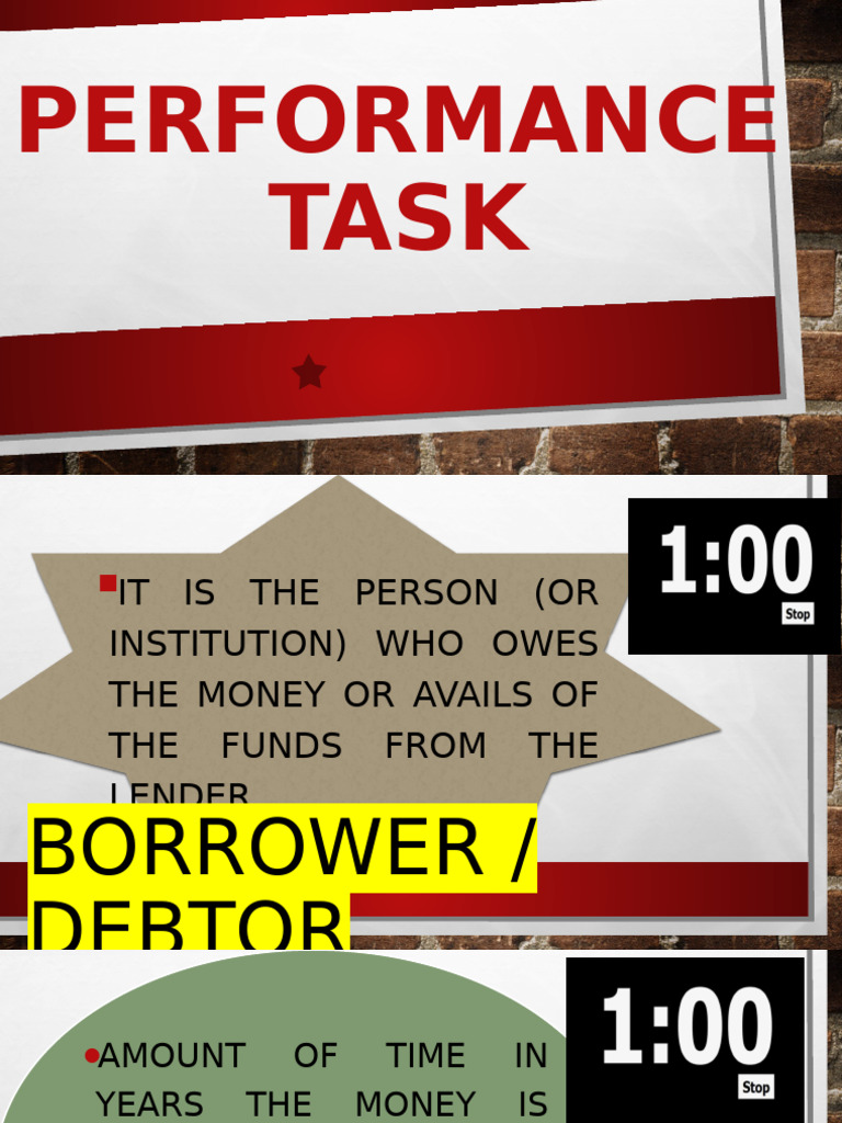 Performance Task | PDF