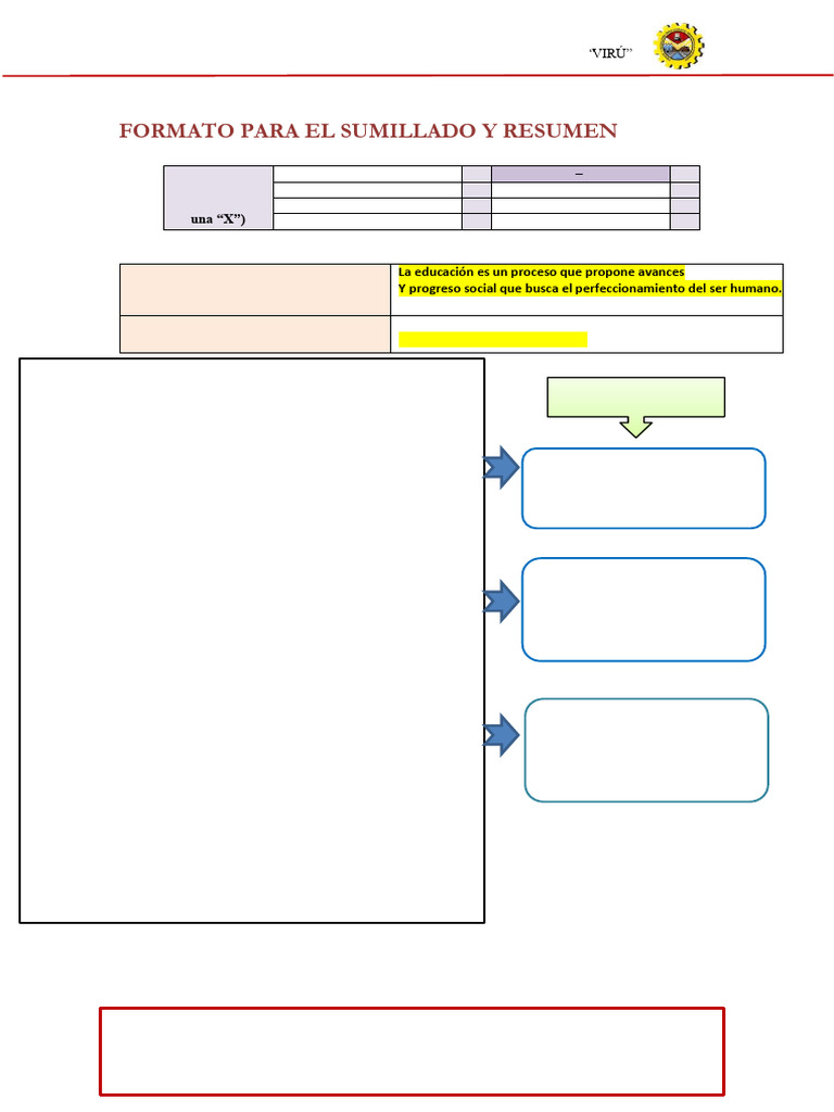 Formato de Sumillado y Resumen | PDF | Sociedad | Comportamiento