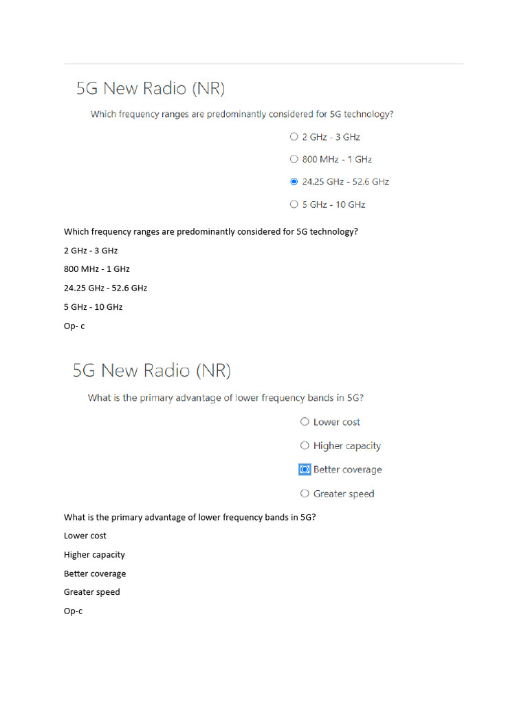 5 G | PDF | Duplex (Telecommunications) | Quality Of Service