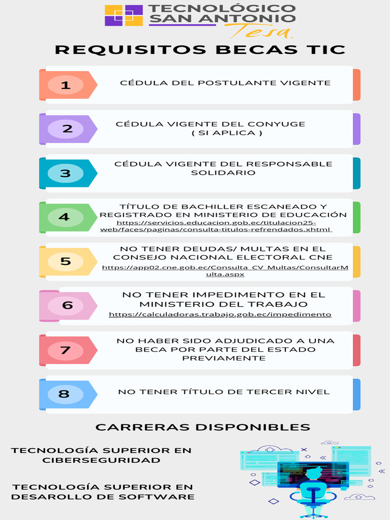 Requisitos Becas Tic | PDF | Tecnología
