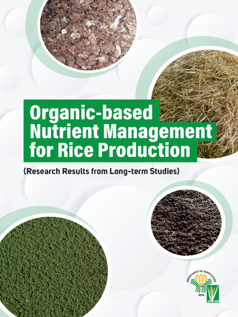 Organic Based Nutrient Management For Rice Production | PDF | Fertilizer | Rice