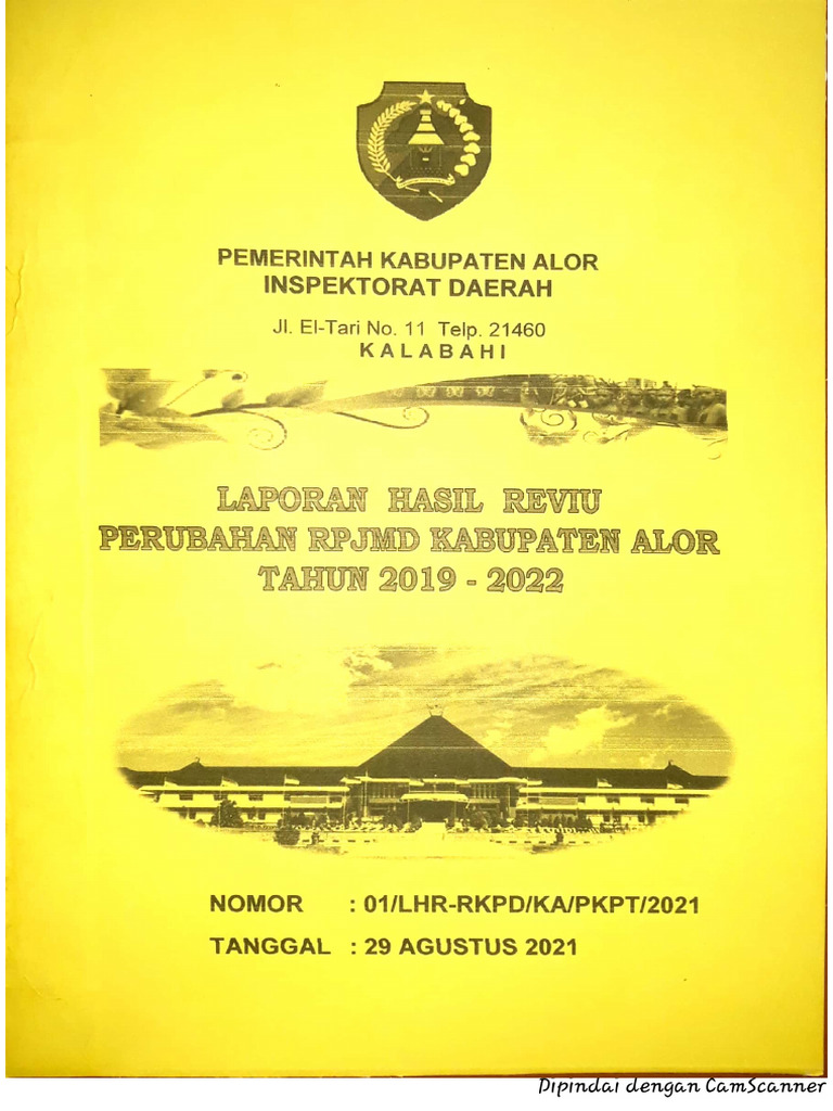 Hasil Review APIP | PDF