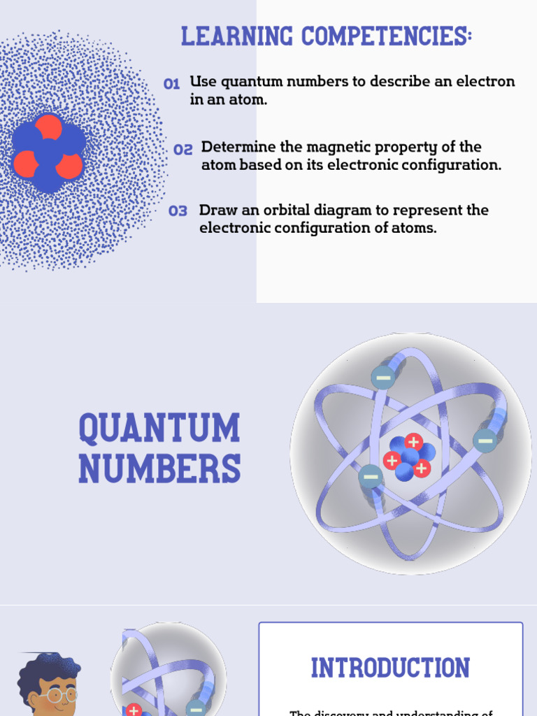 Lesson 1 Quantum Numbers (1) | PDF