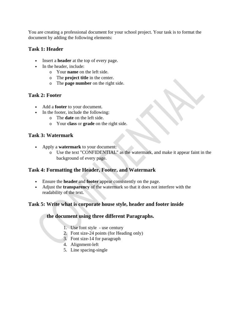 header-footer-watermark-practice | PDF