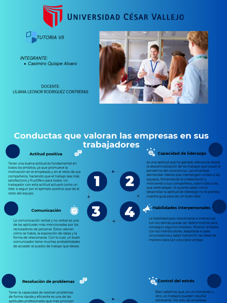 Conductas Que Valoran Las Empresas en Sus Trabajadores | PDF ...