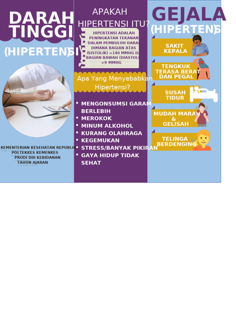 Leflet Hipertensi 2024) ) | PDF