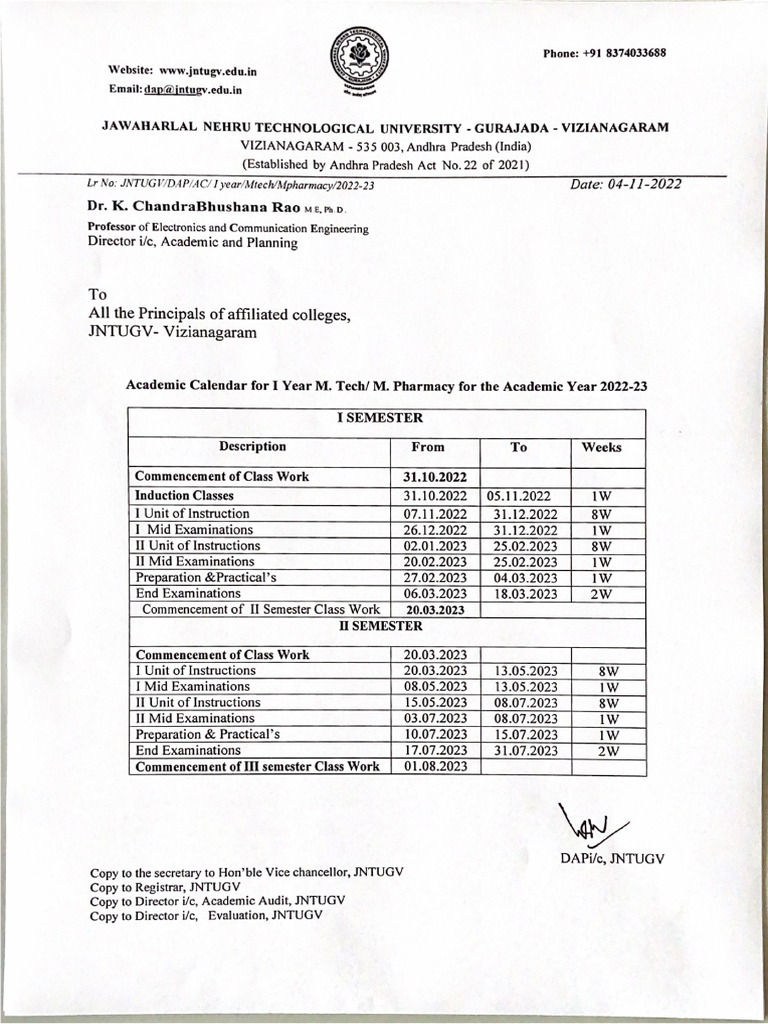2nd sem timetable | PDF