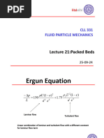 Ergun Equation | PDF